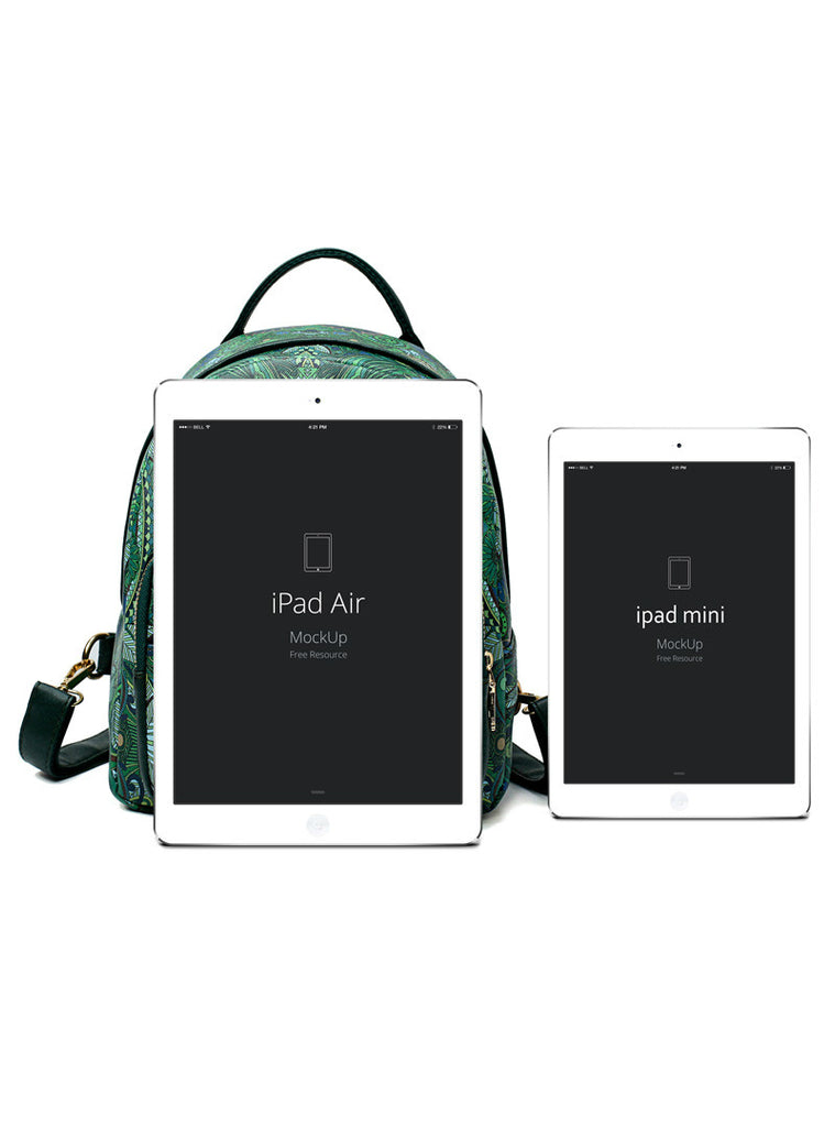 Print Backpack Women Forest School Bags for Teenage