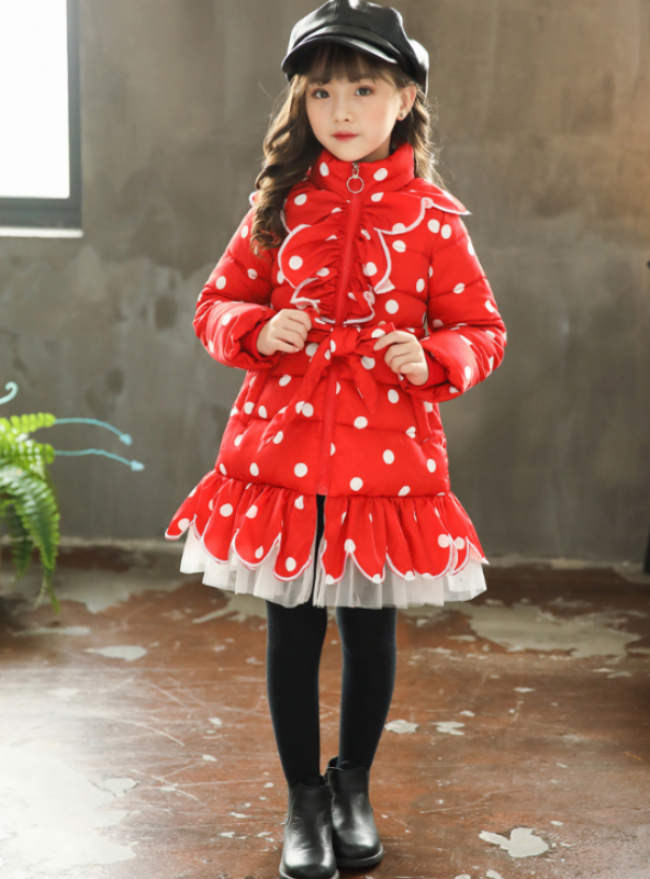 Wave Point Children's Padded Cotton-Padded Jacket