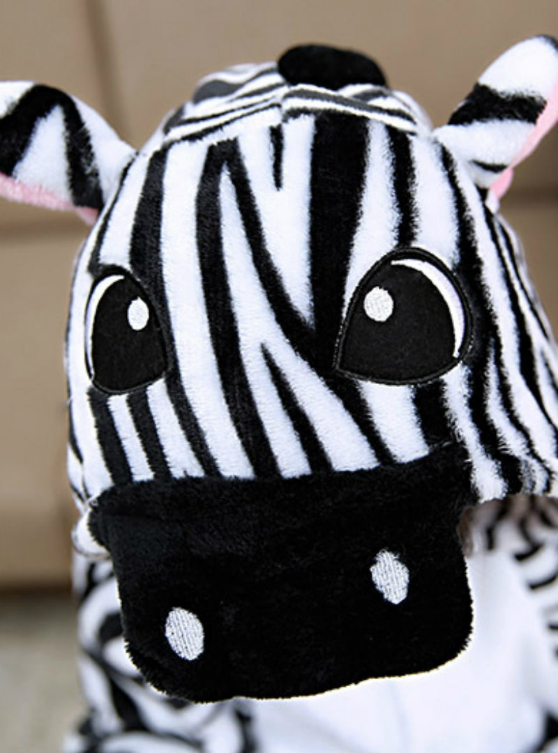 Children's Zebra Conjoined Pajamas Cute Animals